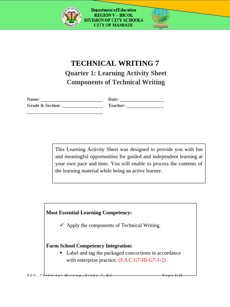 Technical writing | PDF | Learning | Communication