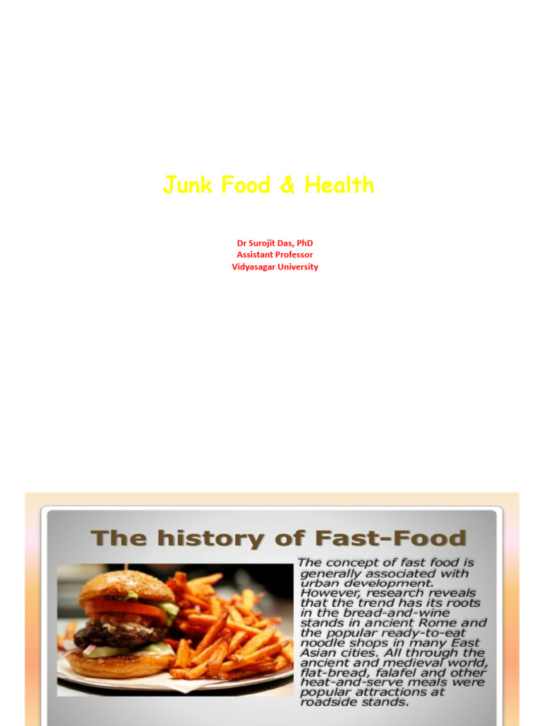 Junk Food Health CBCS SD | PDF | Foods | Junk Food
