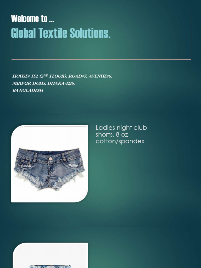 GTS PPT - Denim Collection | PDF