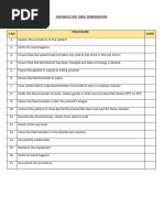 IV Cannulation Checklist | PDF | Science & Mathematics
