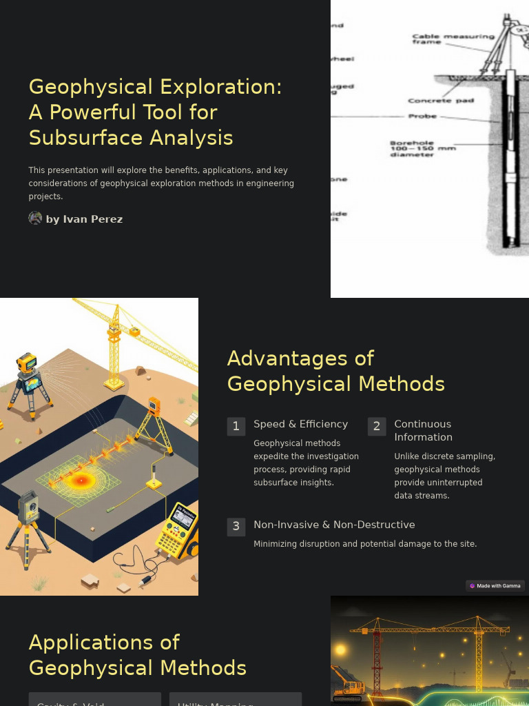 Geophysical Exploration A Powerful Tool For Subsurface Analysis | PDF | Geophysics | Applied And ...