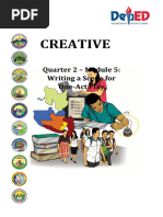 Creative Writing Module Quarter 2 | PDF | Intertextuality | Learning