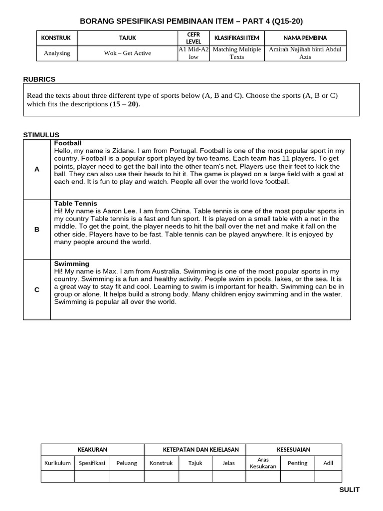 JSI Part 4 | PDF | Summer Sports | Athletic Sports