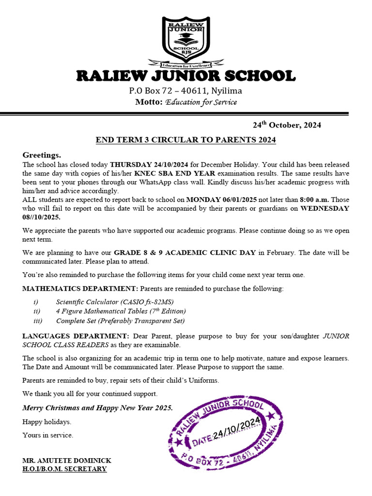 Circular Term 3 | PDF