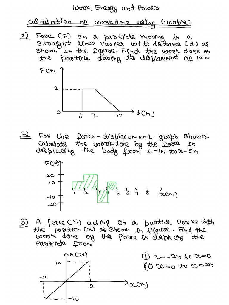 Work, Energy and Power 5-1 | PDF