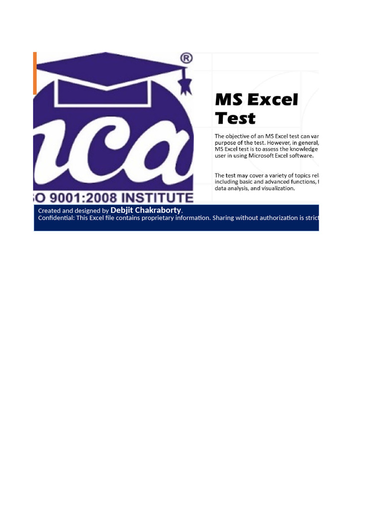 Assessment - MS Excel (FST24) | PDF | Computing | Software