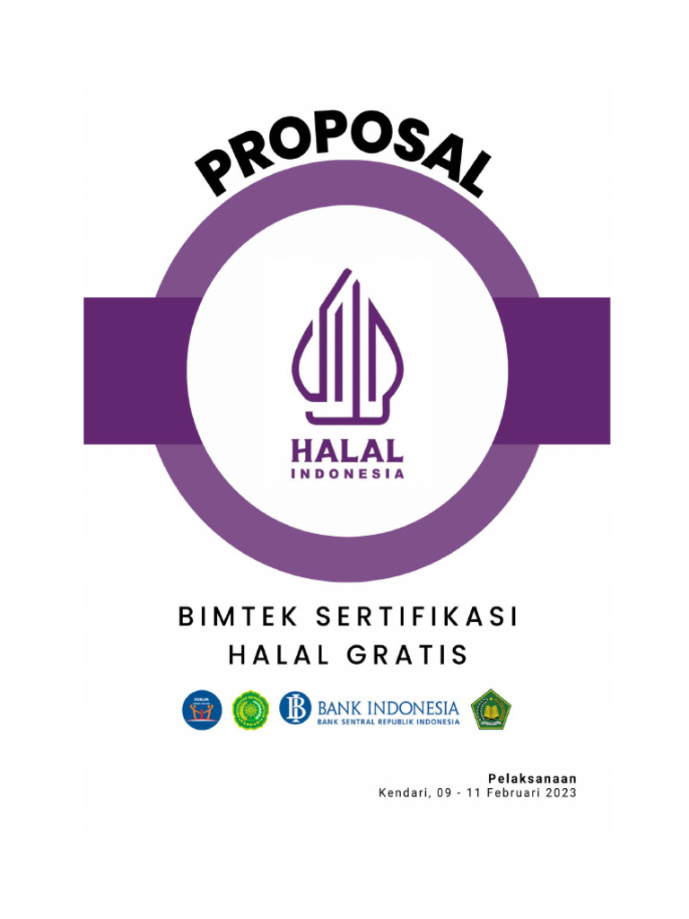 Bimbingan Teknis Sertifikasi Halal 2023 | PDF