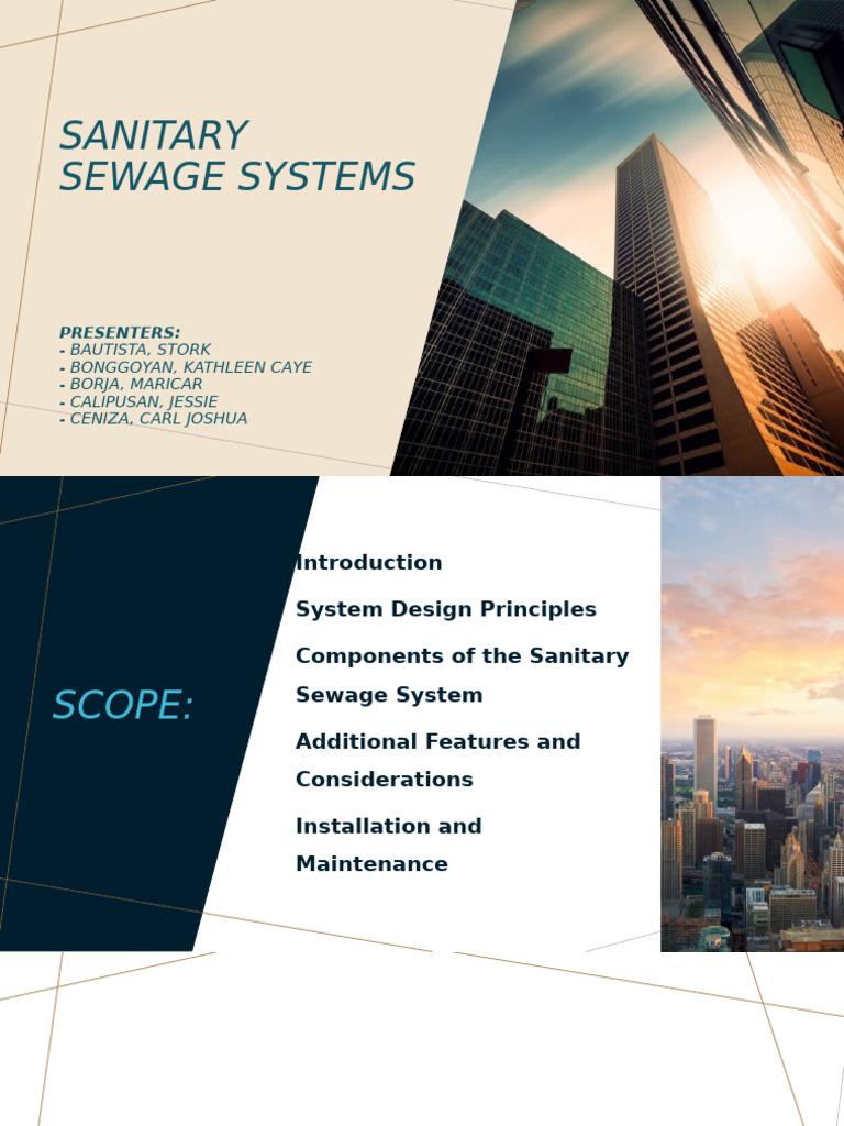 Sanitary Sewage System | PDF | Sanitary Sewer | Sanitation