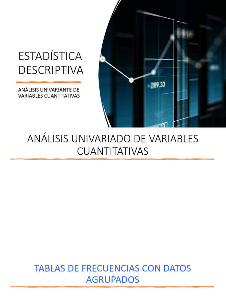 Análisis Univariante de Variables Cuantitativas | PDF