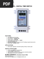 TopTronic TDDGT - Instruction Manual | PDF | Timer | Electronic Engineering