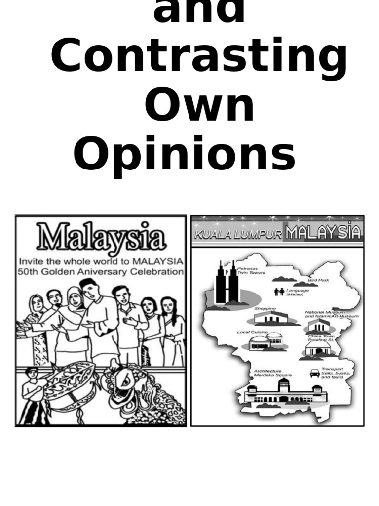 G8 - Comparing and Contrasting Own Opinions | PDF