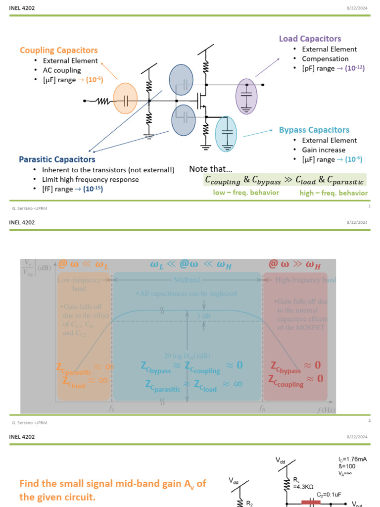 Lec04 Low Frequency Analysis | PDF | Electronic Circuits | Electrical Network