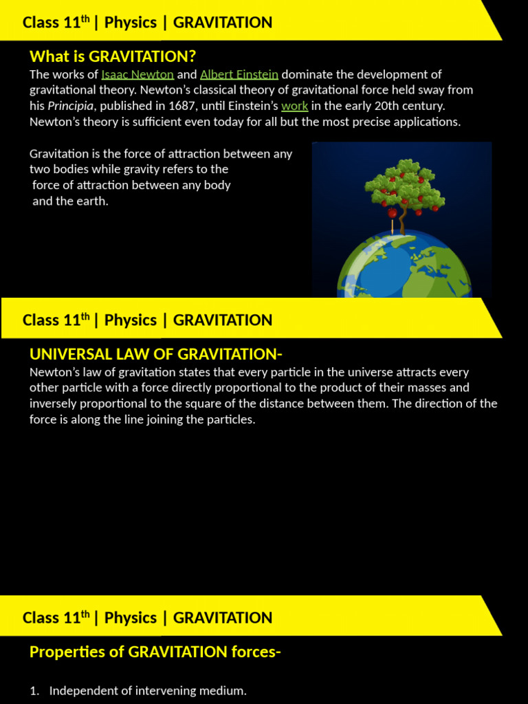 Unit 6 Gravitation | PDF | Gravity | Orbit