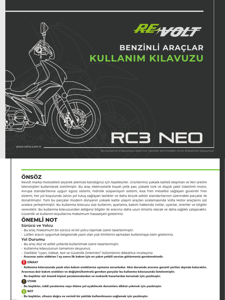 RC3NEO Kullanim Kilavuzu 2024 01D | PDF