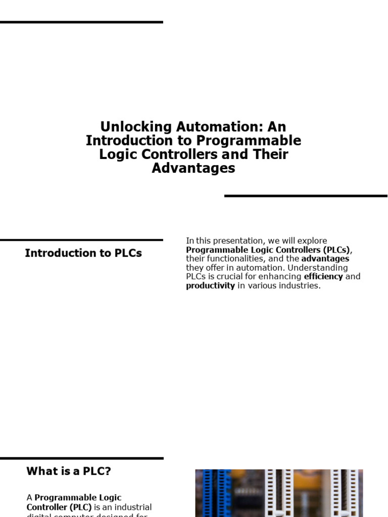 Slidesgo Plc Ppt In Pdf 207 Final Pdf Programmable Logic