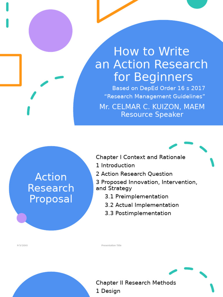 How To Write An Action Research | PDF | Methodology | Science