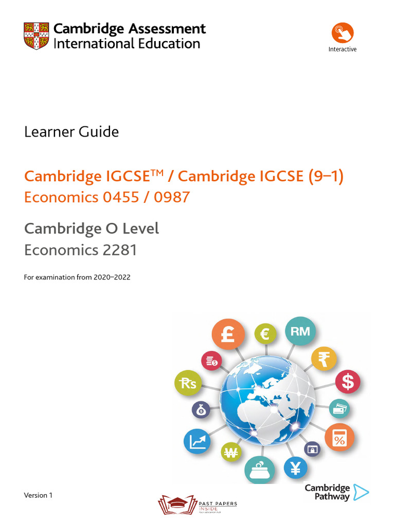 2281 Learner Guide for Examination From 2020 | PDF | Elasticity (Economics) | Subsidy