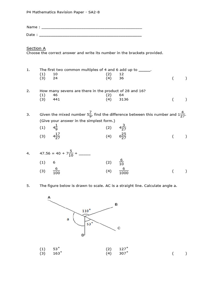 P4M-SA2-8 | PDF | Significant Figures | Decimal