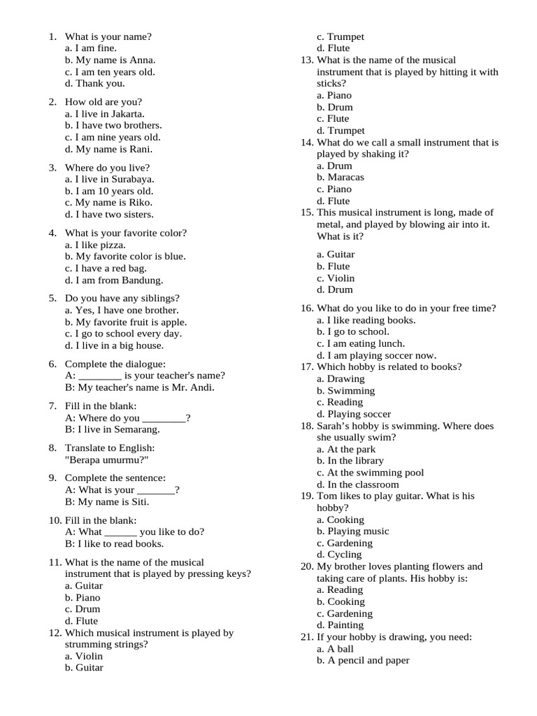 inggris sas 3 | PDF | Drink | Foods