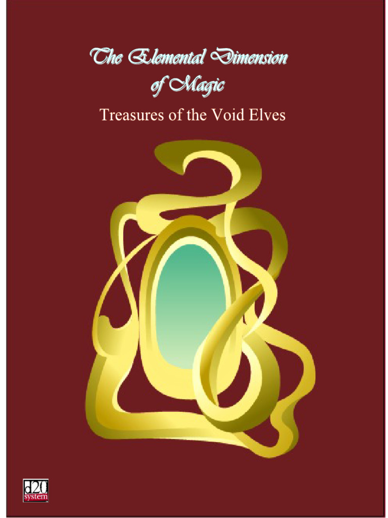 The Elemental Dimension of Magic - Treasures of The Void Elves | PDF ...