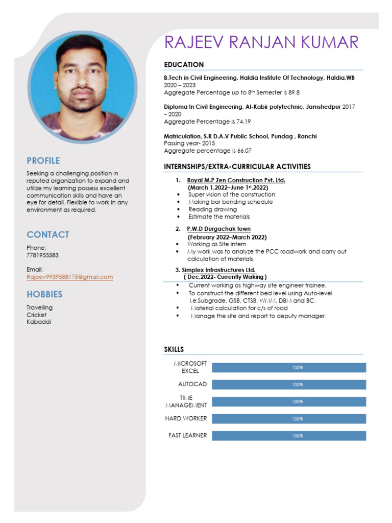 rajeev_ranjan_kumar-2 | PDF | Engineering