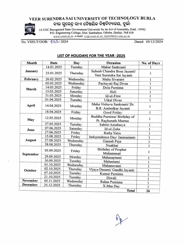 notice_1733385731 | PDF | Observances | Religious Holidays