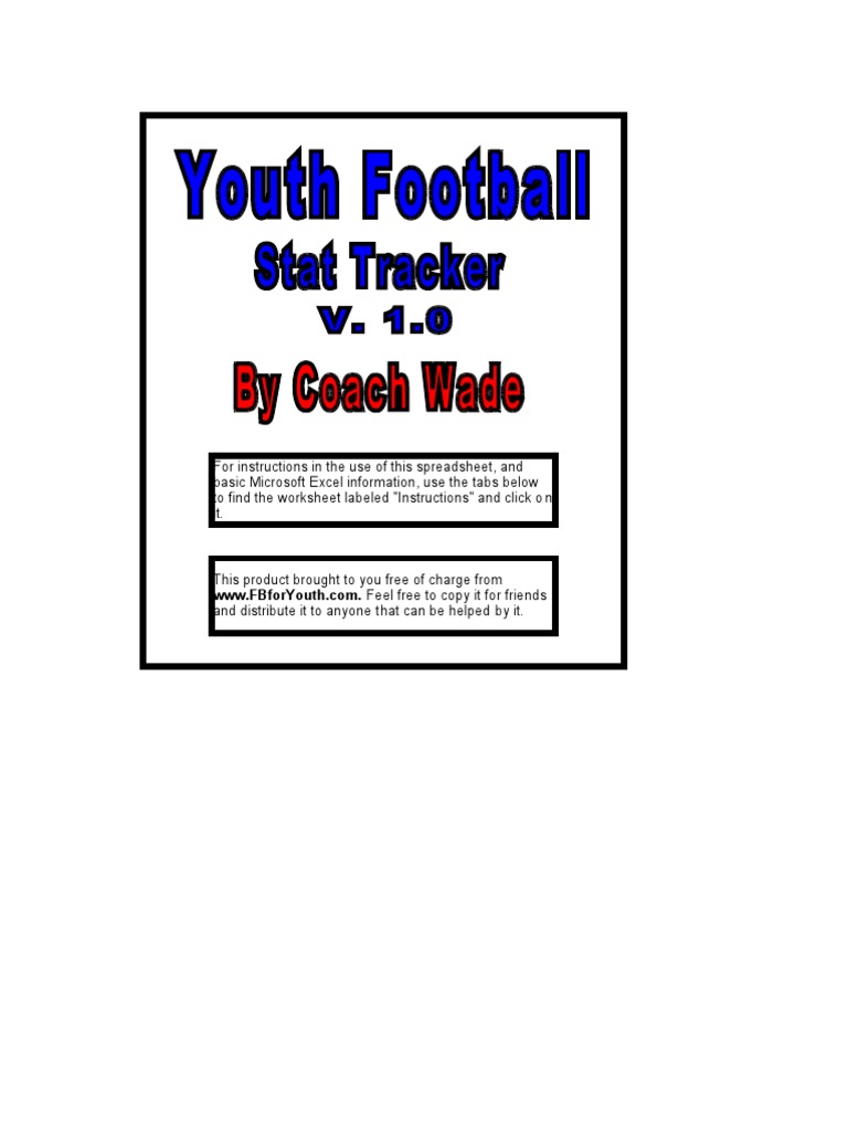 Offensive Stat Keeper by Coach Wade | PDF | American Football | Sports