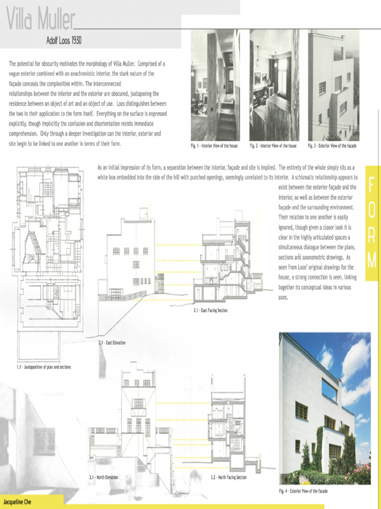 Villa Muller - Form Analysis | PDF