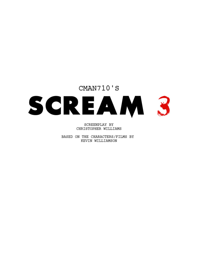CMAN710'S SCREAM 3 | PDF
