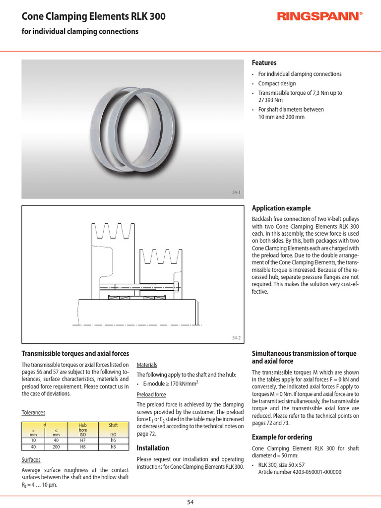 Datasheet-RLK-300 | PDF | Engineering Tolerance | Mechanical Engineering