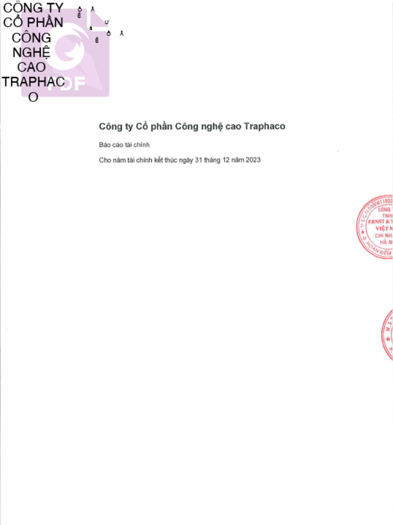 BCTC TRAPHACO 2023 | PDF