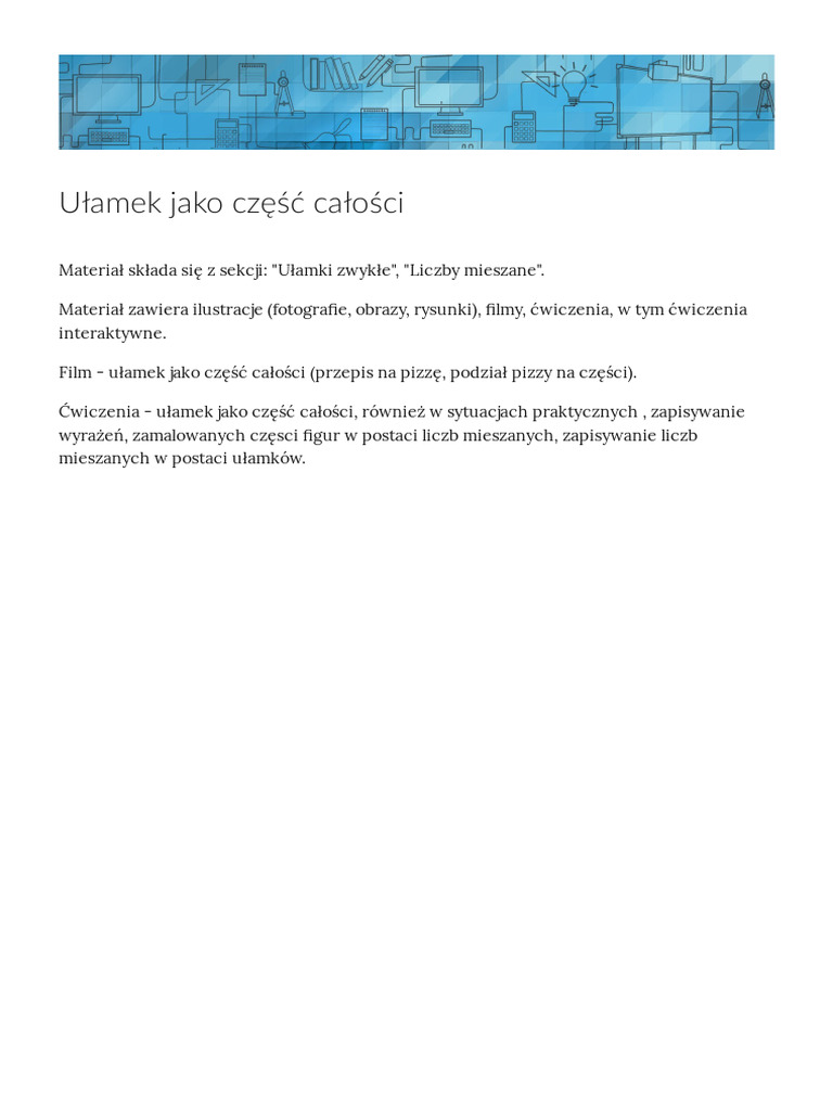 Ulamek Jako Czesc Calosci | PDF