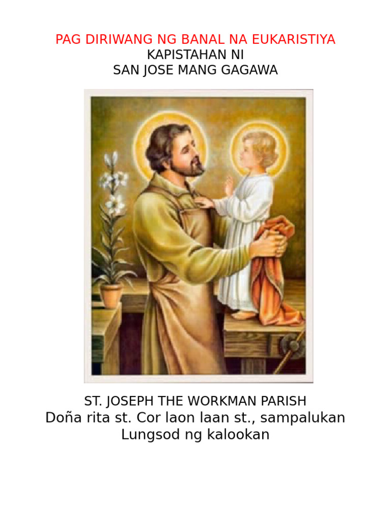LITURGY FOR FIESTA MASS | PDF