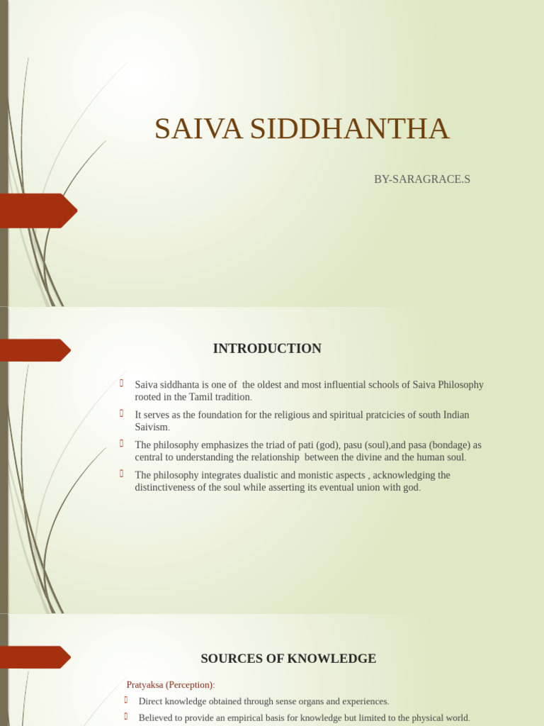 Saiva Siddhantha Final | PDF | Moksha | Soul