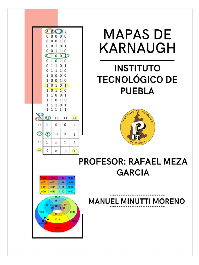 Mapas de Karnaugh en Circuitos Digitales | PDF | Variable (Matemáticas) | Matemáticas Aplicadas