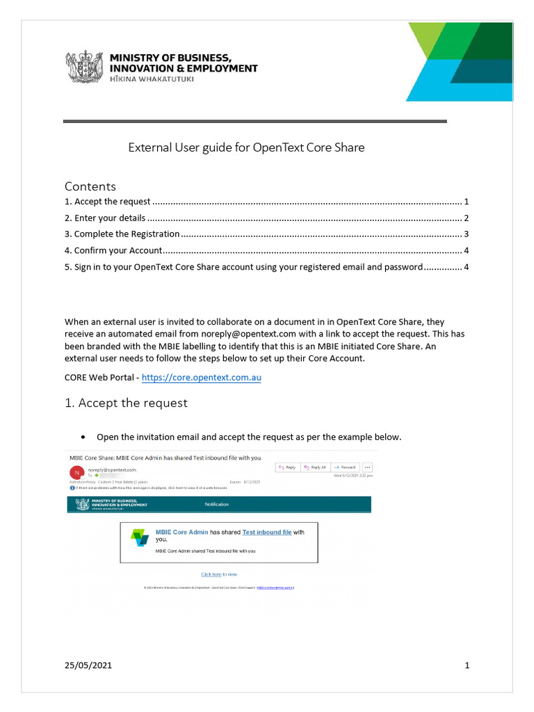 OpenText Core Share User Guide | PDF | World Wide Web | Internet & Web
