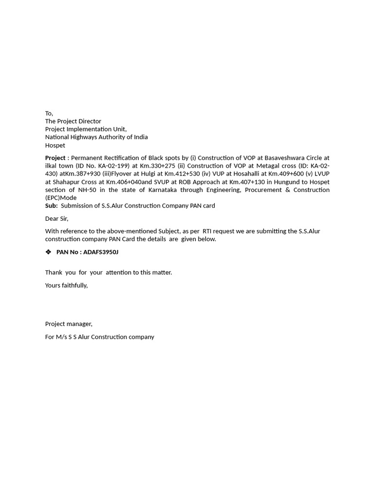 SSAC - Pan Details | PDF