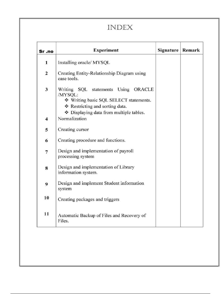DBMS LAB FILE_compressed (1) | PDF DBMS LAB FILE_compressed (1) | PDF