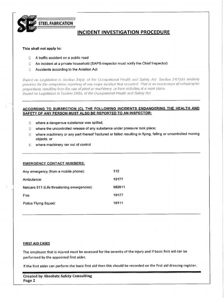 Incident Notification Plan | PDF