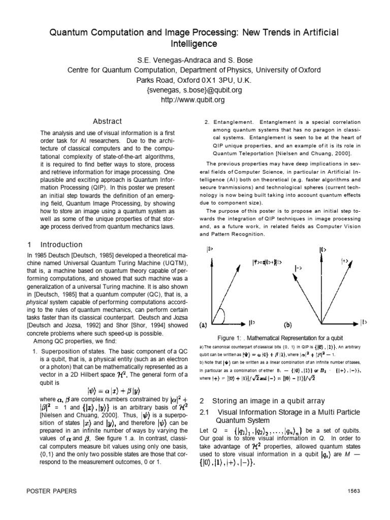 276 | PDF | Quantum Computing | Applied Mathematics