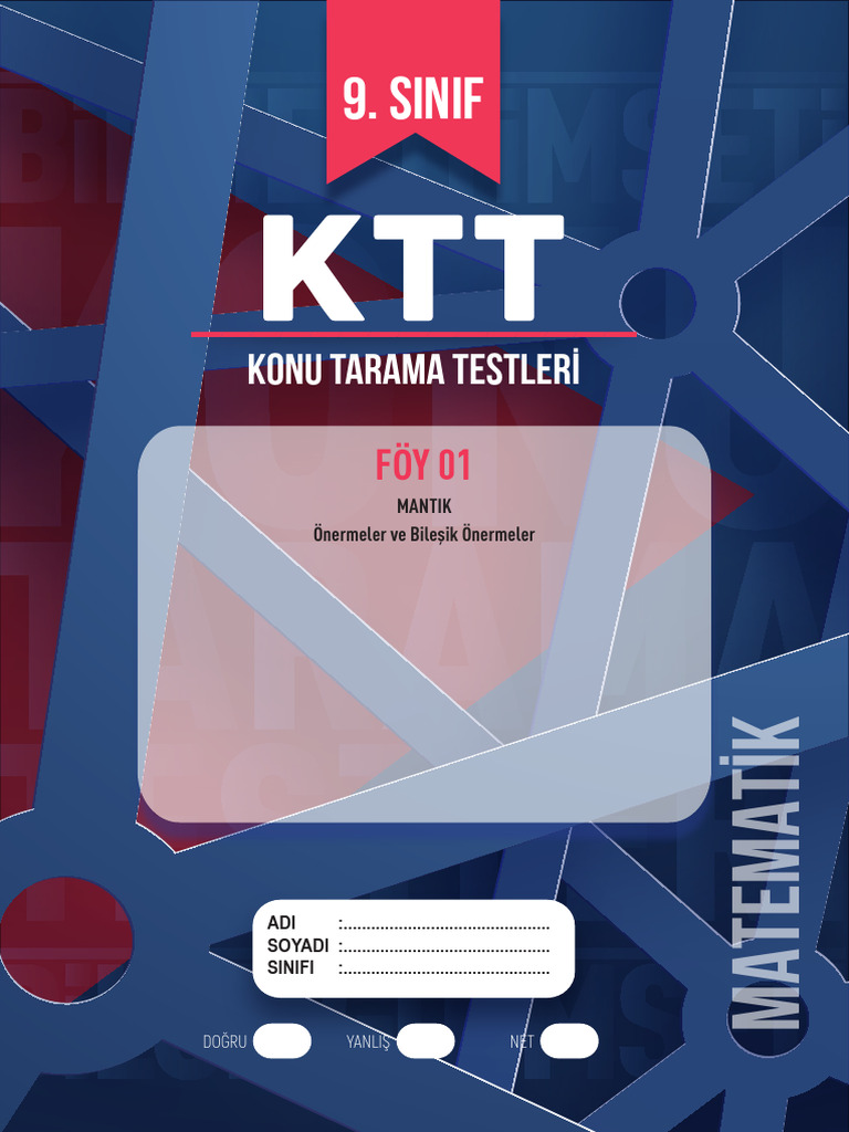 9. Sınıf Matematik - KTT - FÖY - 1_Ornek | PDF