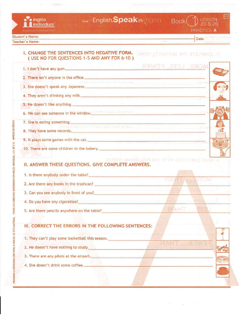 Book 1 Lessons 25-26 | PDF