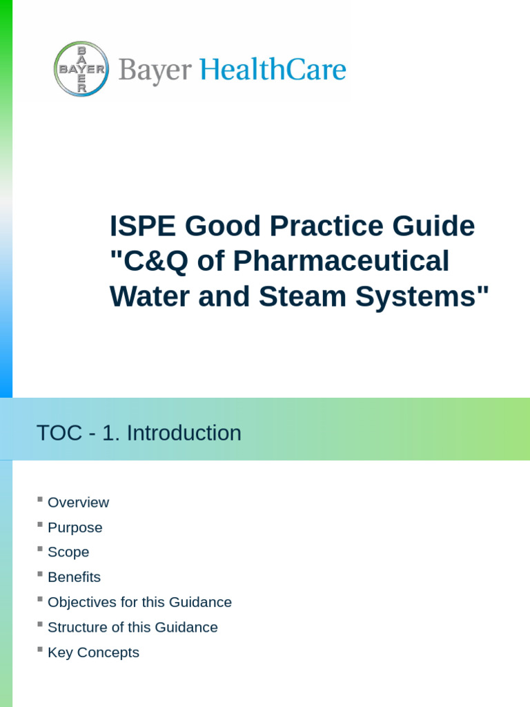 ISPE Good Practice Guide | PDF | Life Cycle Assessment | Pipe (Fluid ...