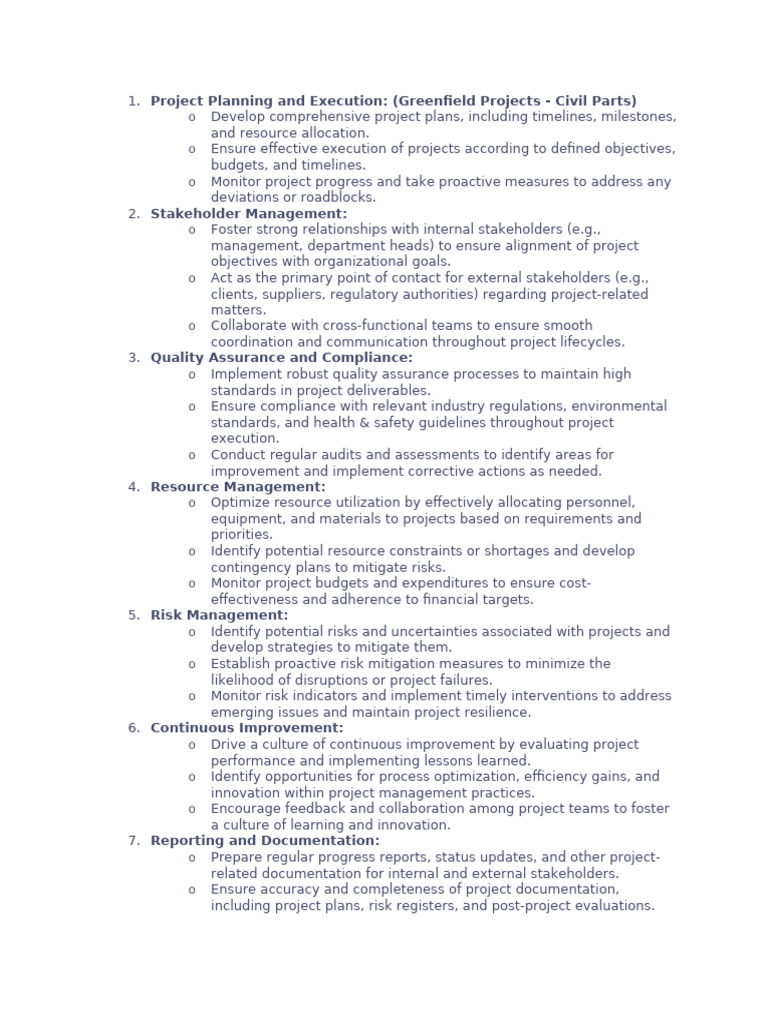 Project Management in Civil Engineering | PDF | Risk Management ...