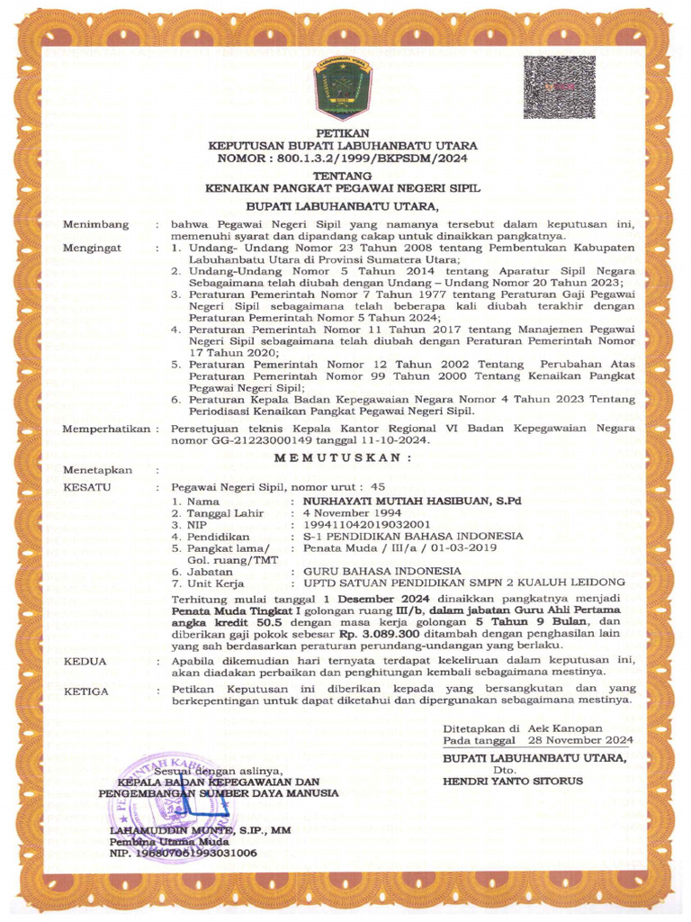 SK Mutia Gol. 3b | PDF