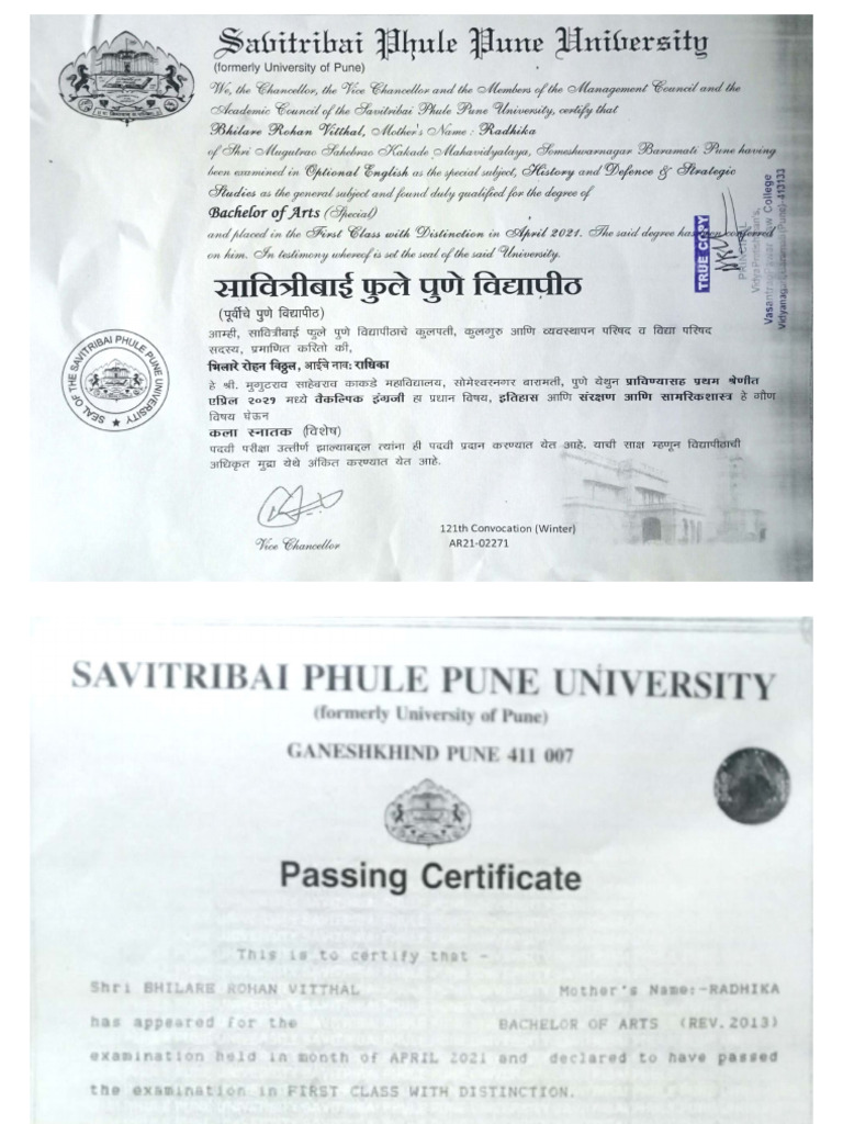 B.A Convocation | PDF