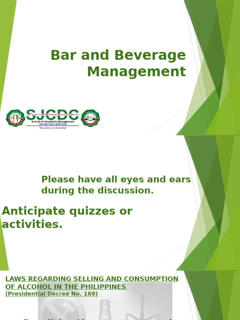 Bar and Beverage Management.2 | PDF | Winemaking | Fermentation In ...