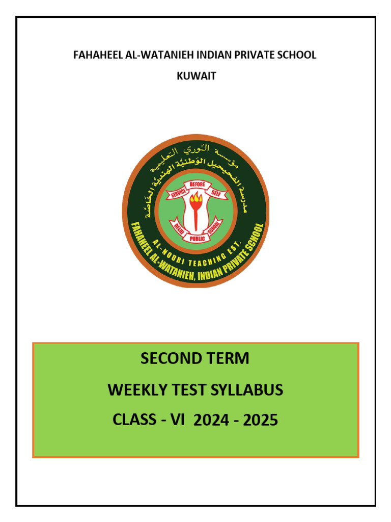 Weekly Test Syllabus 1 (5) | PDF | Linguistics | Grammar