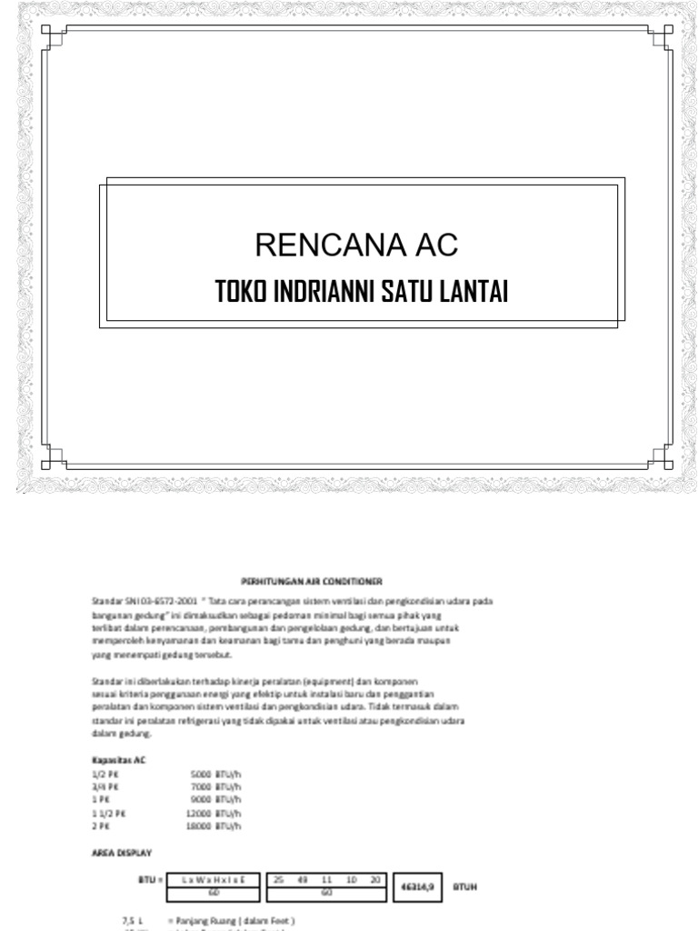 sistem Penghawaan | PDF