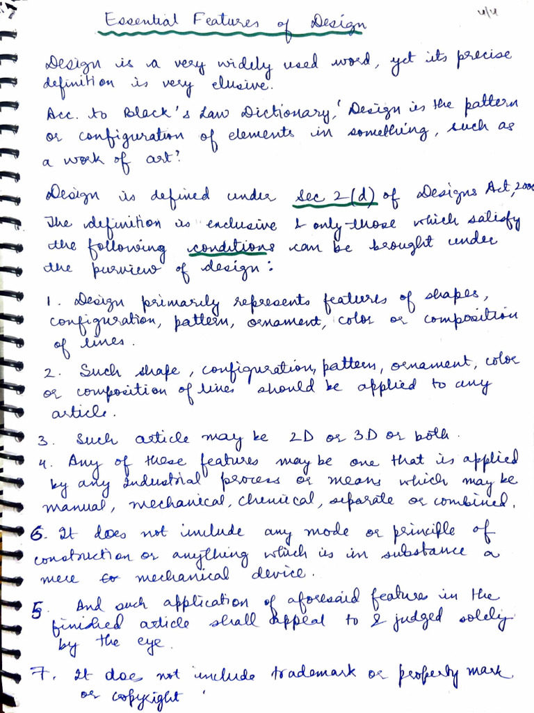 Features of Designs | PDF